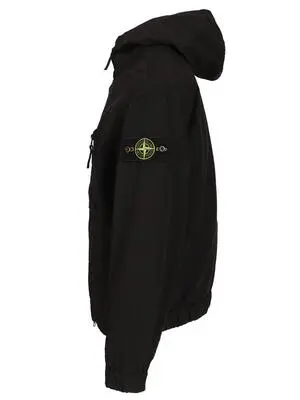 Stone Island Organic Cotton Ripstop Hooded Overshirt