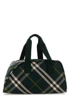 Burberry Printed Nylon Shield Travel Bag - Multicolor