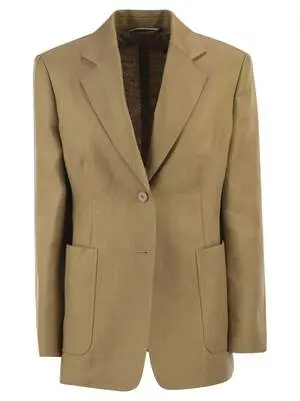 MAX MARA Max Mara Linen Fabric Blazer