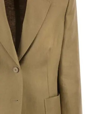 Max Mara Linen Fabric Blazer