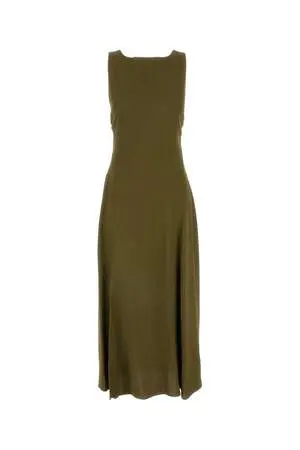 Fendi Olive Sable Dress - Green