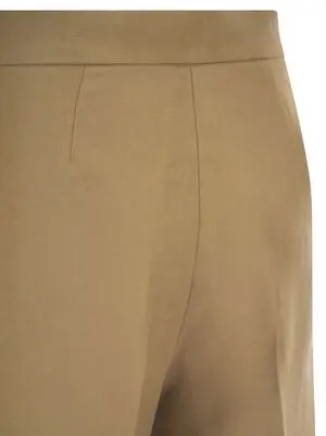 Max Mara Mxmbadesse Wide-leg Linen Trousers - Cream