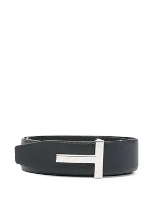 TOM FORD Belt With T-bar Closure - Blue