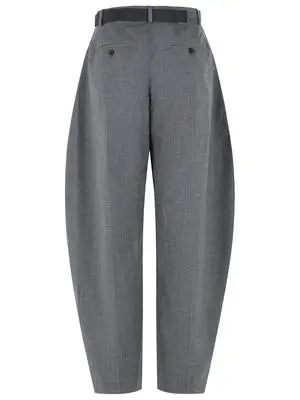 Sacai Grey Wool Trousers