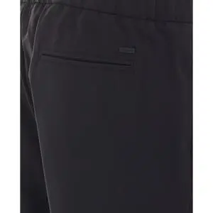 Herno Straight-leg Pleated Front Trousers - Black