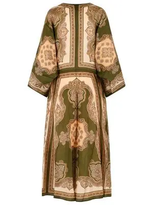 Zimmermann Mahon Midi Tunic Dress - Multicolor