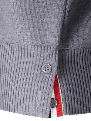 Thom Browne Milano Stitch Crew Neck Sweater - Gray