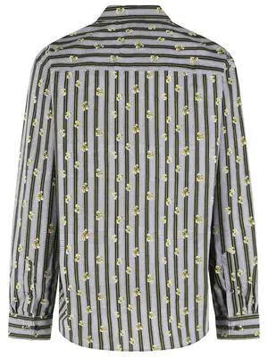 Dries Van Noten Caper' Lilac Cotton Shirt