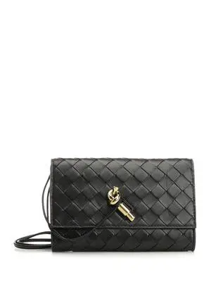 Bottega Veneta Andiamo Clutch Bag - Black