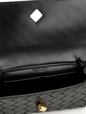 Bottega Veneta Andiamo Clutch Bag - Black