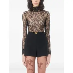 Valentino Garavani Lace Top - Black