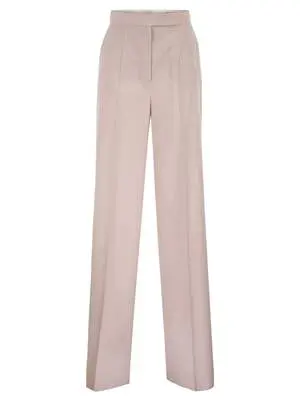 Max Mara Pantalone Mxmgirone Beige Rosa