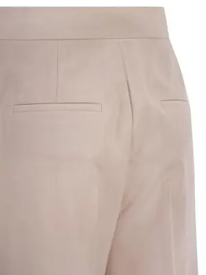 Max Mara Pantalone Mxmgirone Beige Rosa