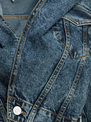 Alaïa Hooded Denim Jacket