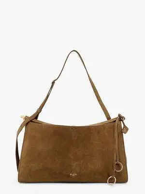 Alaïa Le Click Pocket 35 Nabuck Shoulder Bag - Multicolor