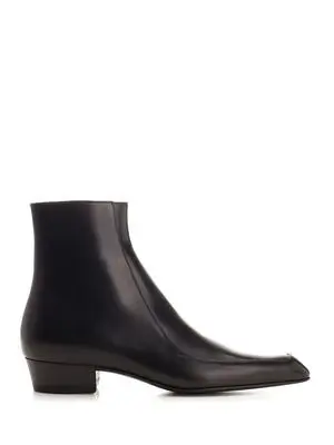 Saint Laurent Augustin Ankle Boots - Black