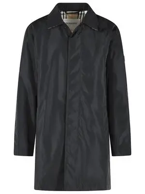 Burberry Ridgewood' Nylon Car Coat - Black
