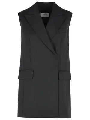 Sportmax Albero Virgin Wool Blend Vest