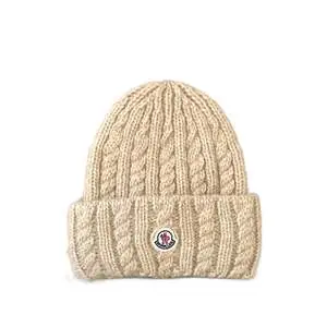 Moncler Neutrals Hats - Cream