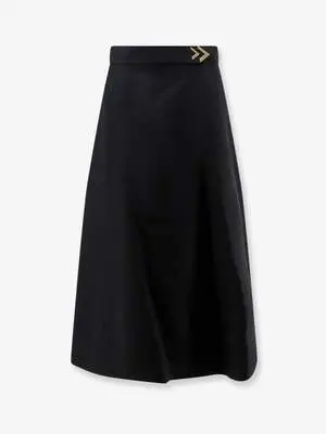 Valentino Garavani Crepe Couture Midi Skirt - Multicolor