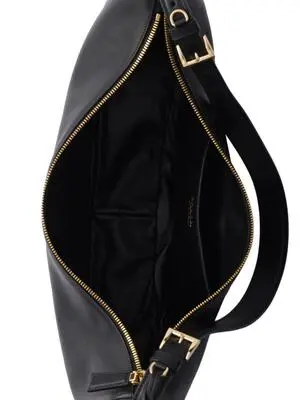 Prada Demi-lune Large Leather Shoulder Bag