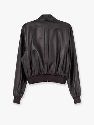 Gucci Soft Nappa Leather Bomber Jacket - Multicolor