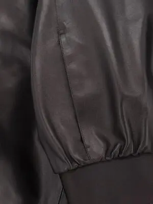 Gucci Soft Nappa Leather Bomber Jacket - Multicolor