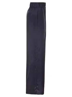 Brunello Cucinelli Track Trousers In Stretch Silk Satin - Multicolor
