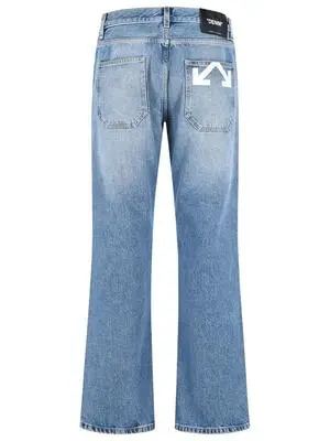 Off-White Light Cotton Jeans