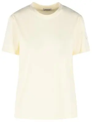 Moncler Cotton T-shirt - Cream