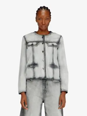 DIESEL® Cotton And Lyocell Jacket - Multicolor