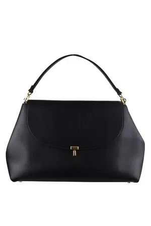 TOTEME T-lock Handbag - Black