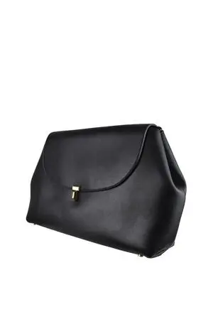 TOTEME T-lock Handbag - Black