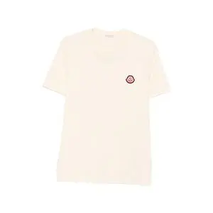 Moncler Neutrals T-shirts & Vests T-shirts - Cream