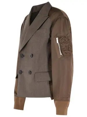 Sacai Wool Blend Blazer