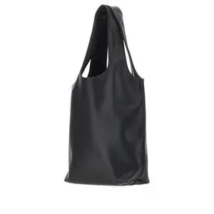 A.p.c. Faux Leather Ninon Small Tote Bag - Black