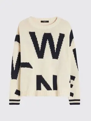 Max Mara Celebre Crew Neck Cotton Blend Pullover
