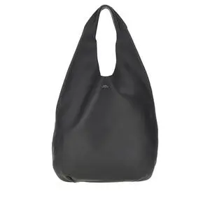 A.p.c. Le Neige' Grained Leather Bag - Black