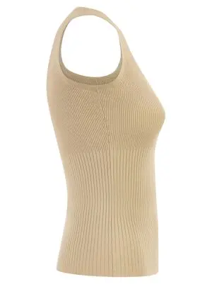 Max Mara Mxmghiro Viscose Blend Yarn Top