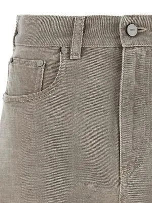 Fendi Stamp 1925' Shorts - Cream