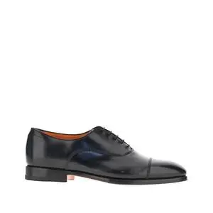 Santoni Archie Spazzolato Leather Laced Shoes