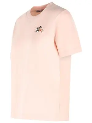 Burberry Frankie Cotton T-shirt - Pink