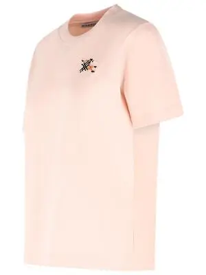 Burberry Frankie Cotton T-shirt - Pink