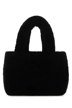 Amina Muaddi Shearling Amini Giuly Handbag
