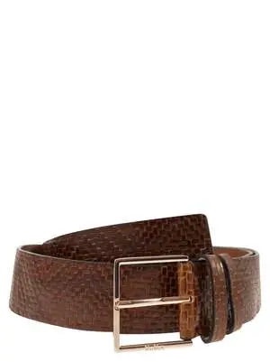 Max Mara Mxatrine Braided Leather Belt