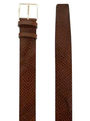 Max Mara Mxatrine Braided Leather Belt