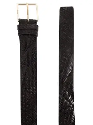 Max Mara Mxatrine Braided Leather Belt