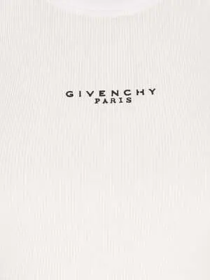 Givenchy Ribbed Tank Top With Logo
