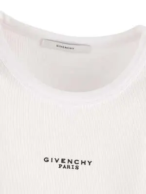 Givenchy Ribbed Tank Top With Logo