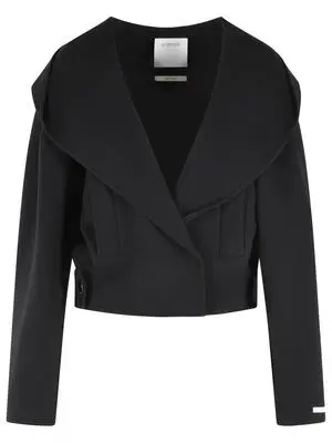 SPORTMAX Sportmax 'Idoneo' Black Virgin Wool Jacket Women